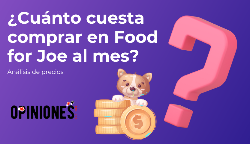 Food for Joe Precios 2024 + coste mensual - Petfood Opiniones